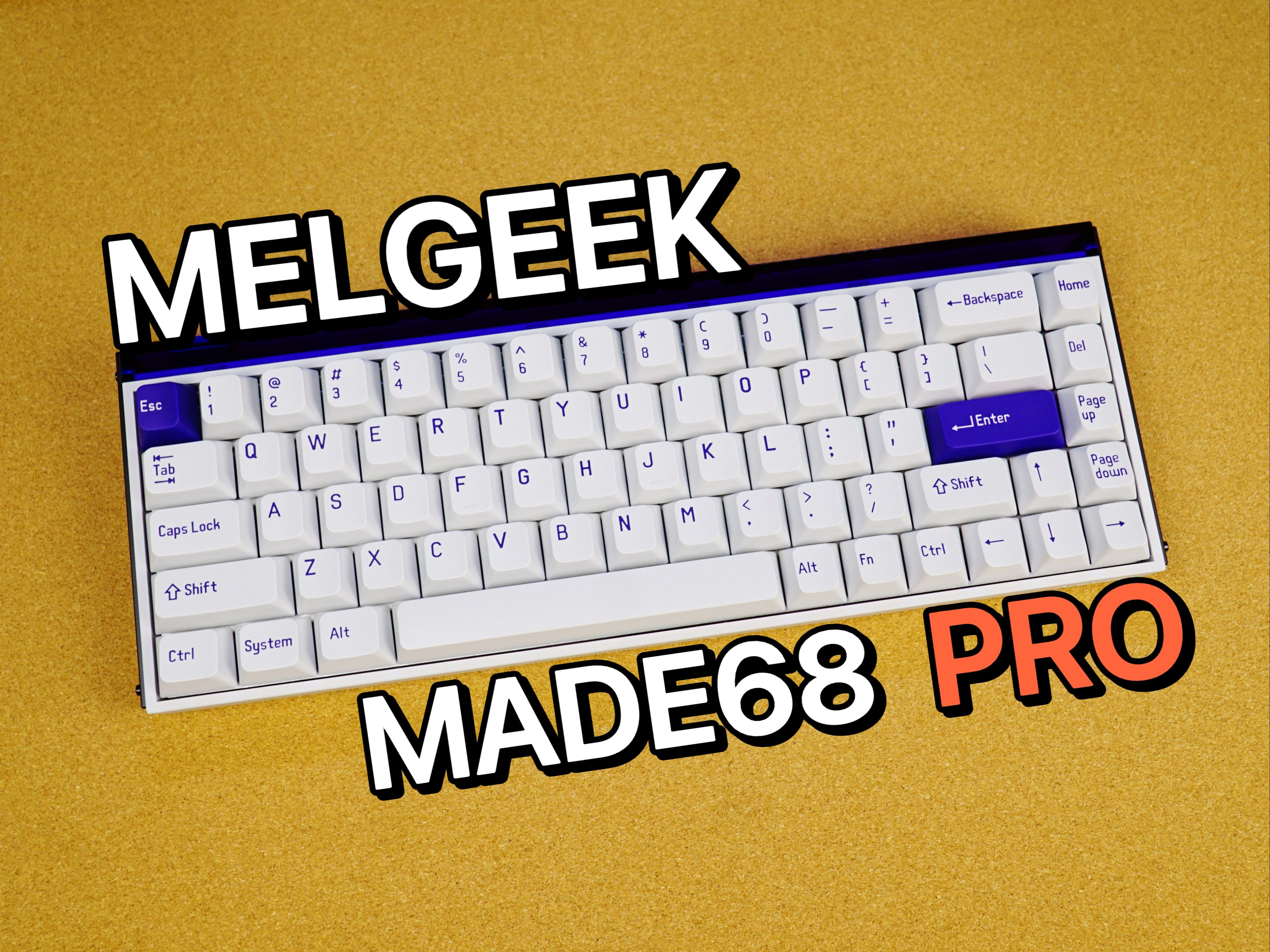 小蜜蜂再出手,Melgeek MADE68 Pro顶级磁轴键盘,搭载TTC万磁王轴,...