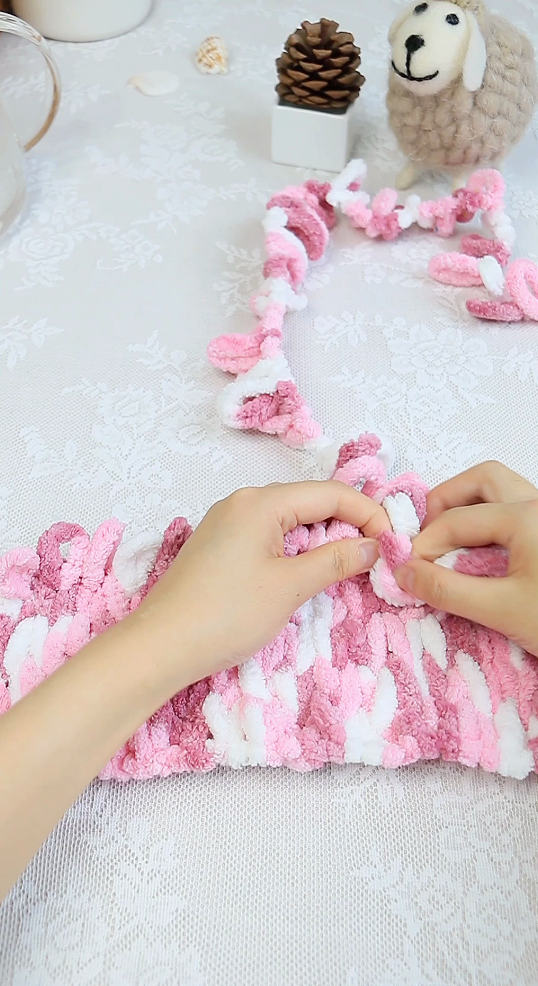 【手指圈圈线】手工生活第41天,假期和孩子一起做手工吧!#手工 #...