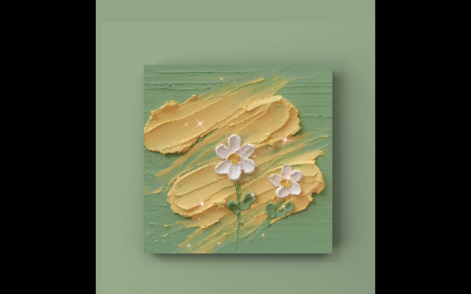 速戳!油画棒还可以这样画花朵!【满眼皆是绿野】附教程