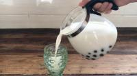1袋木薯粉, 2盒牛奶, 教你做手工珍珠奶茶, 比买的都好喝