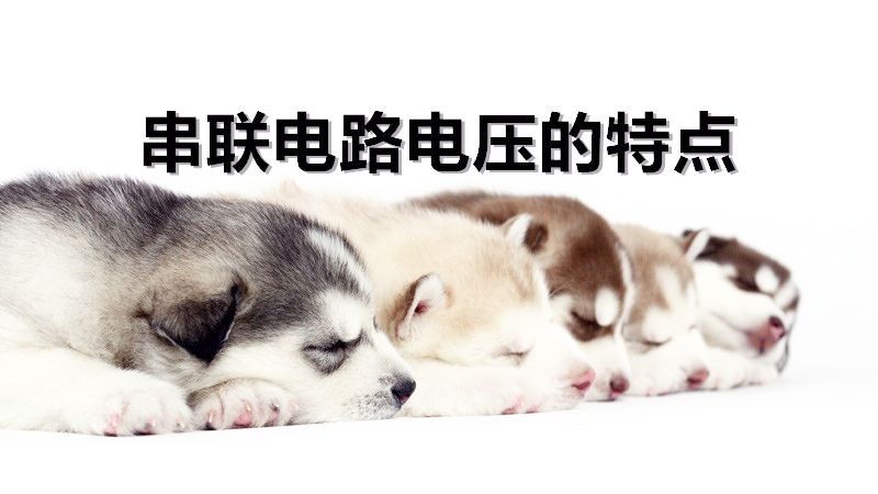 串联电路电压的特点