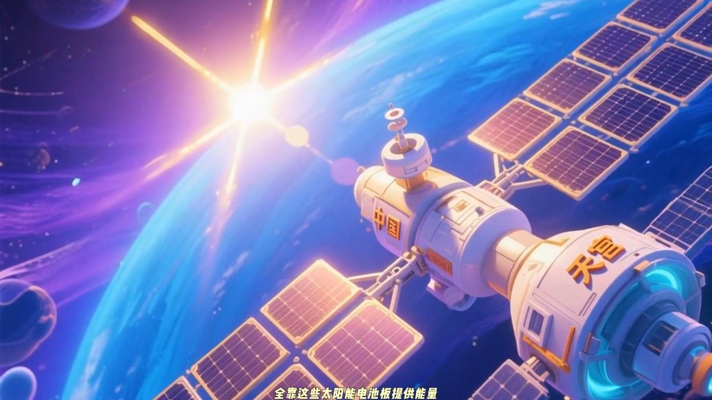 空间站的 “能量密码”太阳能电池板的工作原理