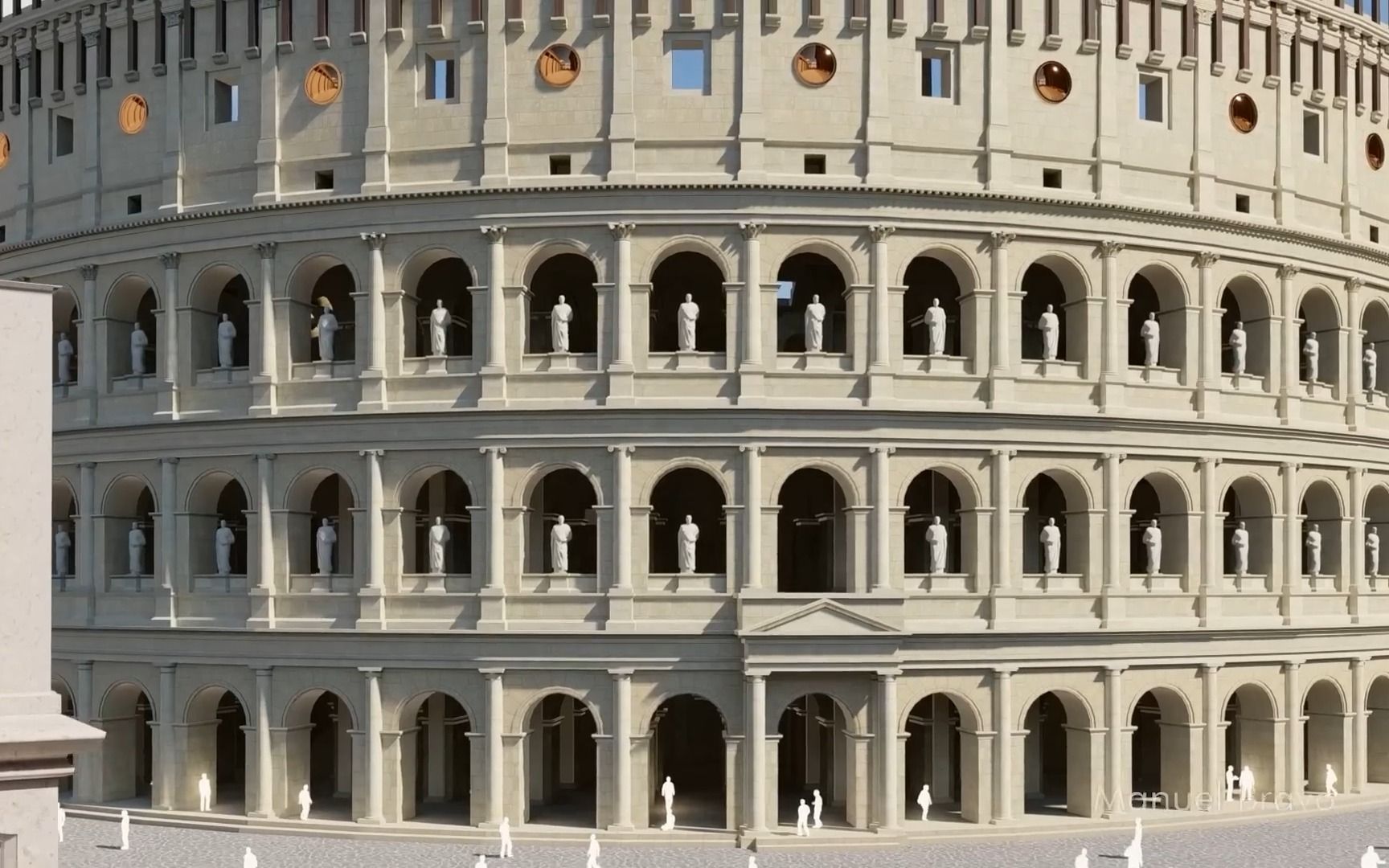 【纪录片」斗兽场-投射血与剑的史诗 3D再现 This is How the ...
