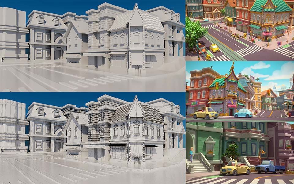 【maya】卡通场景 制作流程