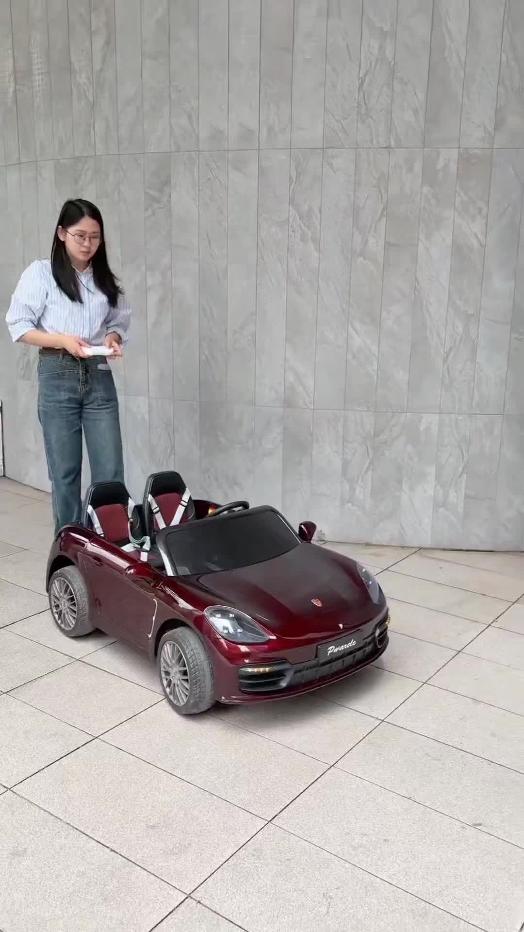 婴儿童电动车,四轮遥控汽车,孩宝宝四驱玩具车可坐人#遛娃神器 #挡...