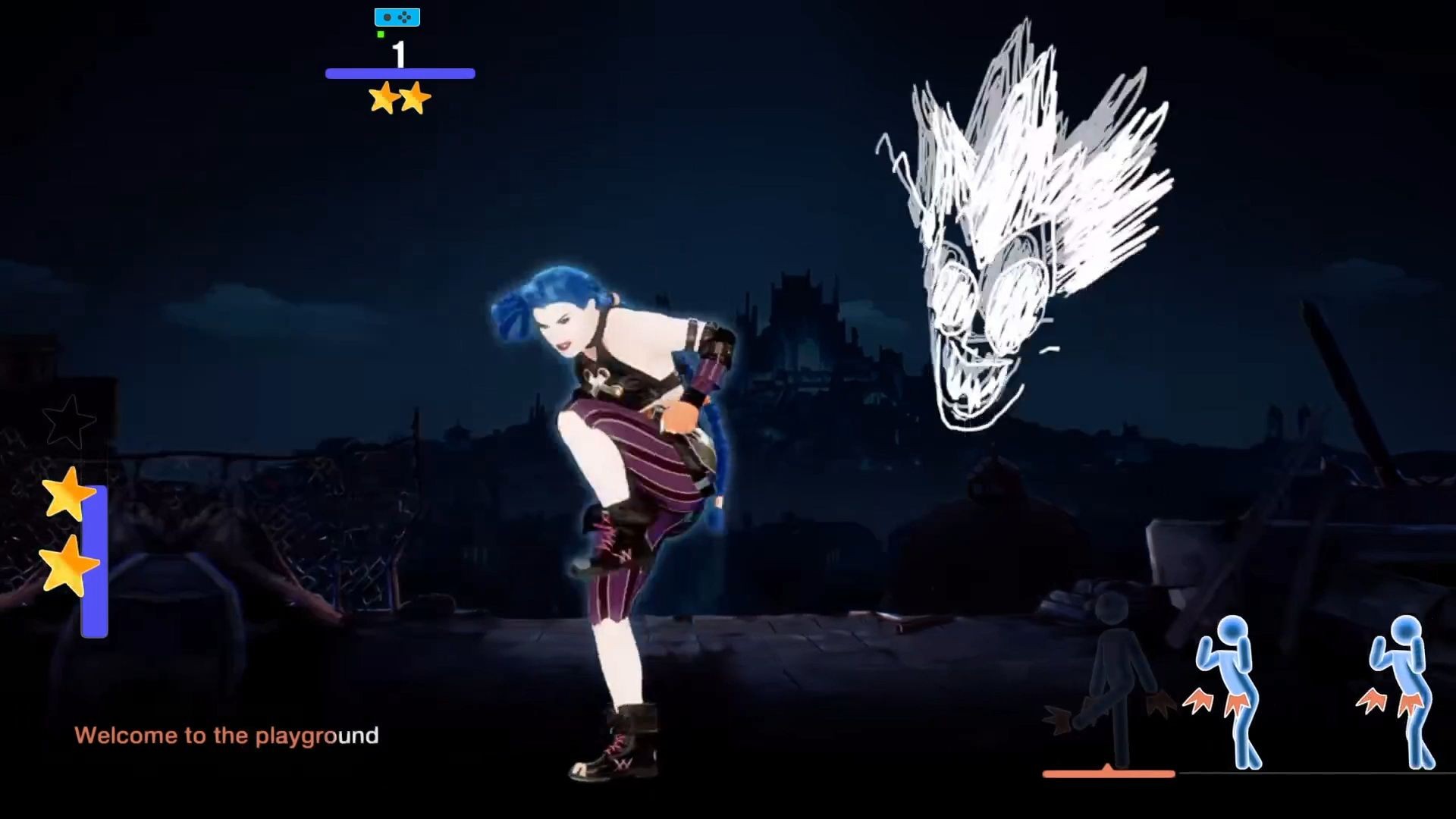 电脑yuzu模拟器国产joycon手柄体感玩舞力全开金克丝歌曲演示