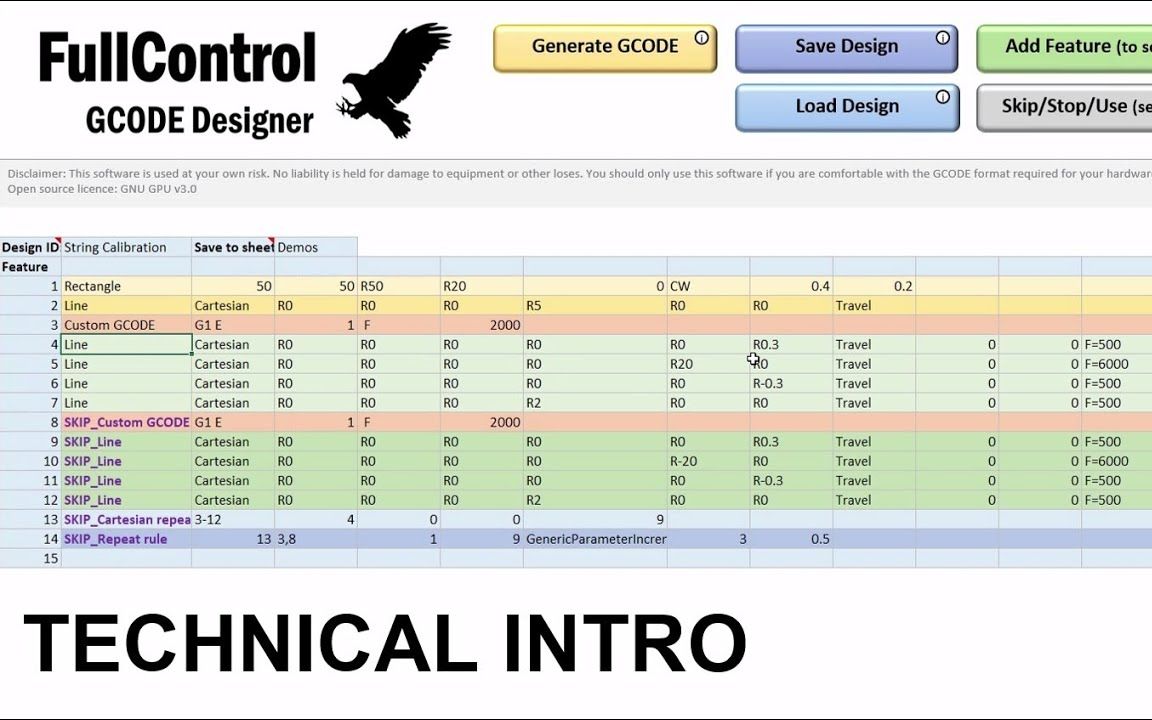 FullControl GCode Designer - Technical Intro