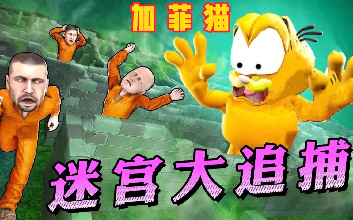 盖瑞模组:大狗三人挑战升级版加菲猫,在迷宫能否逃离?