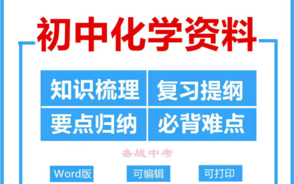初中化学知识点总结 乐乐课堂:初中化学九年级上册 初中化学复习 初中...