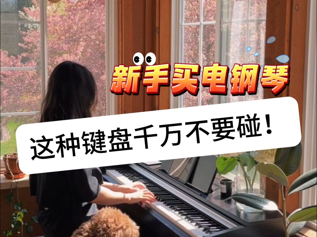 新手买电钢琴,这种键盘千万不要碰!