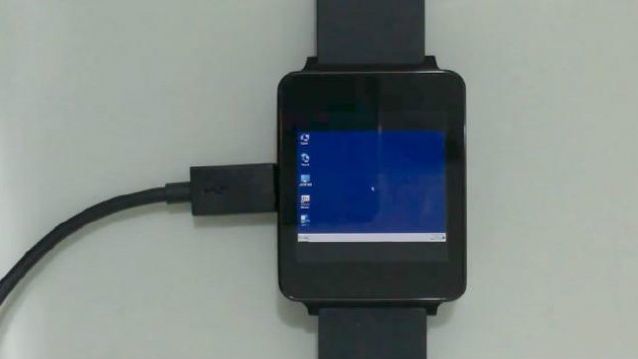 在安卓手表上运行Win7系统!开机只要3小时!服不服!