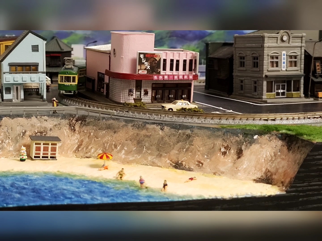 n比例火车沙盘 寻线卡车