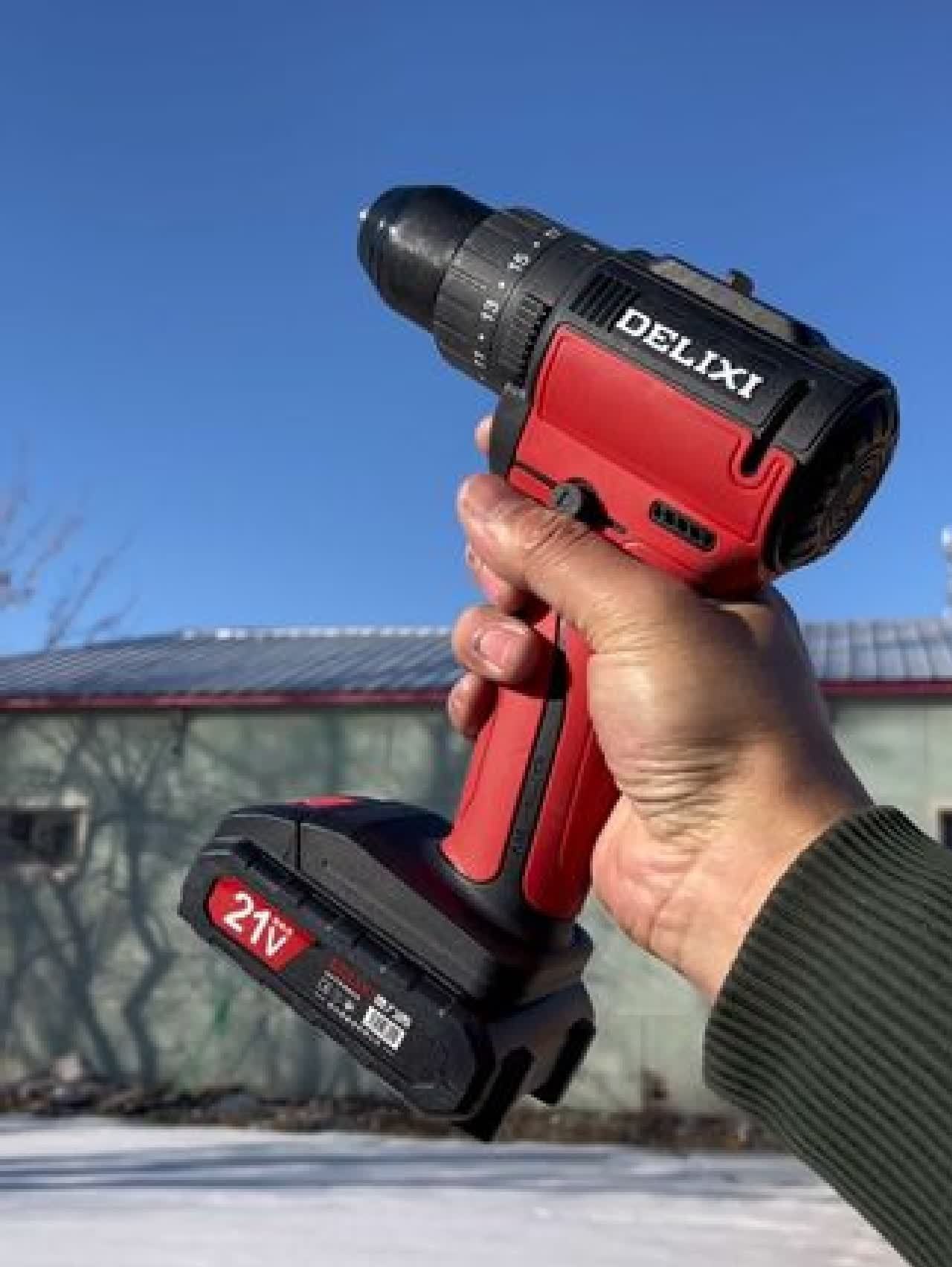 德力西无刷冲击锂电钻