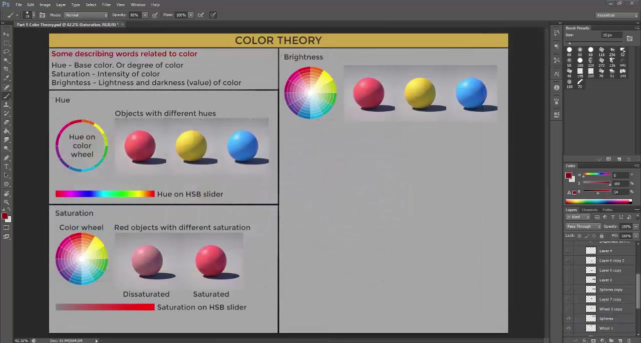 绘画基础知识训练之色彩视频教程,原画色彩教学!