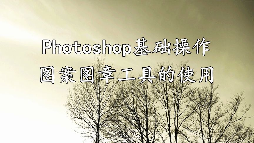 Photoshop基础操作——图案图章工具的使用