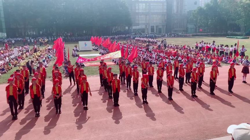 小学生秋季运动会开幕式 #记录校园生活 #少年#运动会开幕式