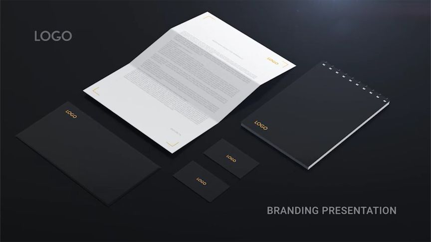 fcpx插件 VI样机品牌徽标Logo展示动画模板