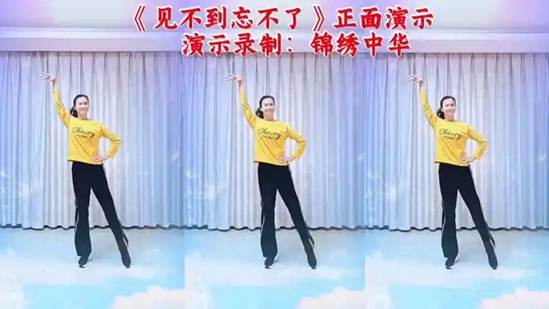 小舞蹈《见不到忘不了》失去后才明白他的好,正面演示
