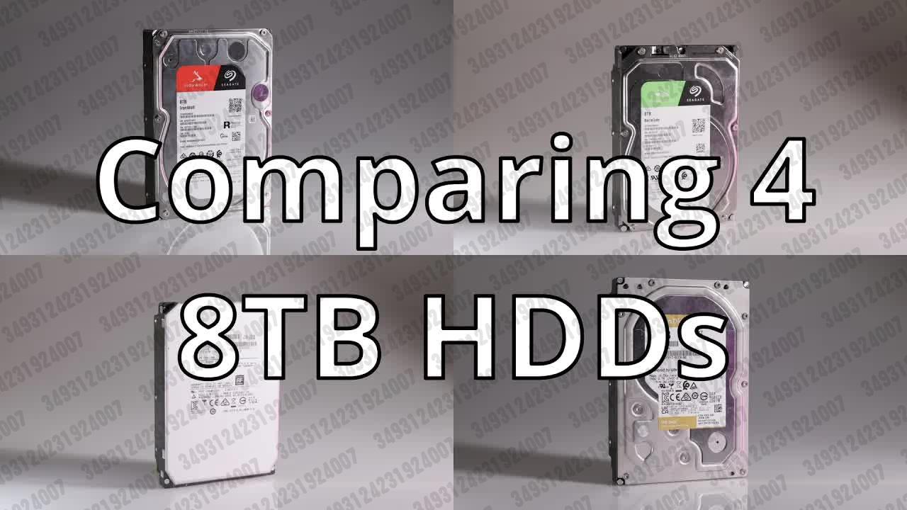 2024.07.24 【ElectronicsWizardry】8TB 硬盘对决:适合您的家庭服务器...