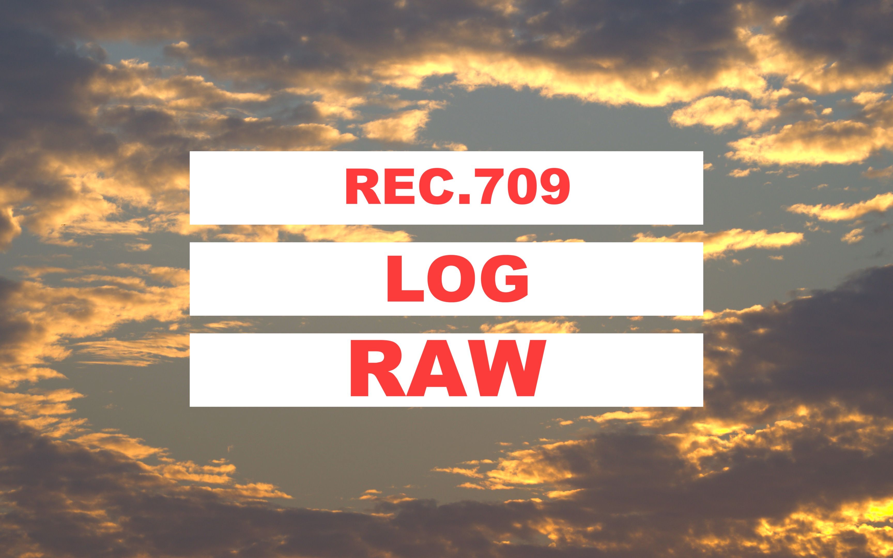REC.709、LOG、RAW到底是什么?三者画面效果对比及使用场景解析