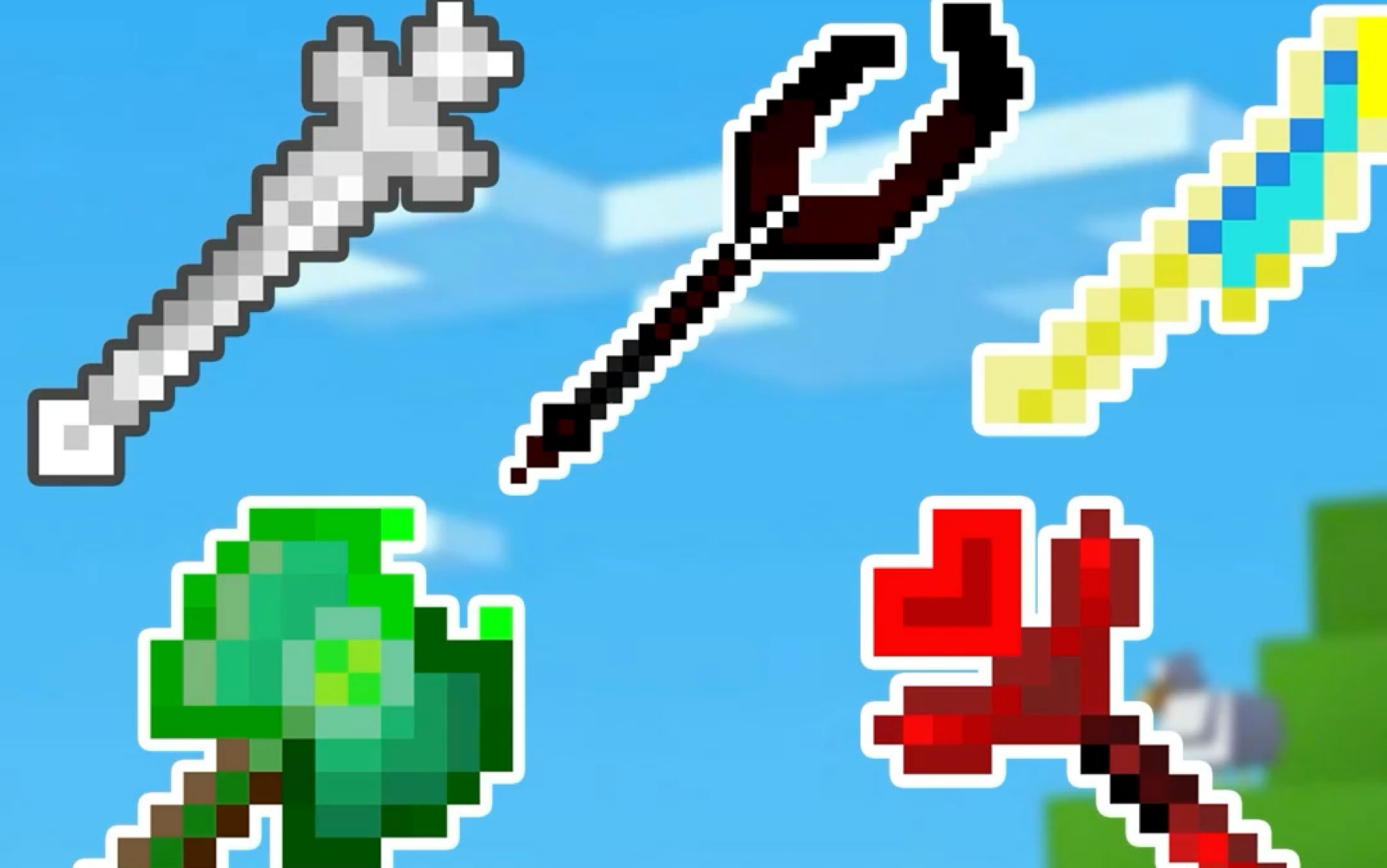 【我的世界国际版】超高伤害的神秘武器