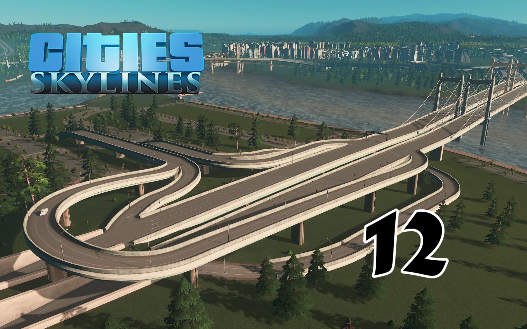 【城市天际线】不用mod的城市天际线12:小岛新区 序篇-路网建设