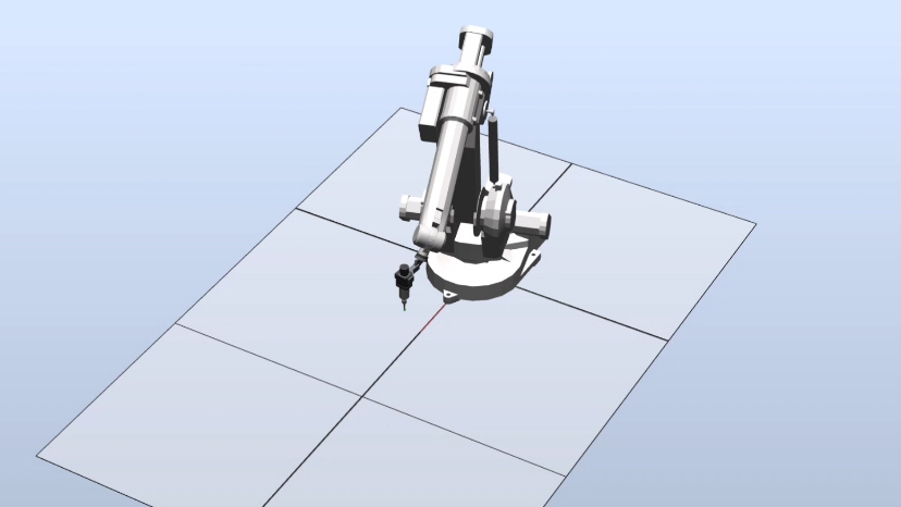 robotstudio离线编程 ABB机器人tcp路径跟踪工作站(代z做)