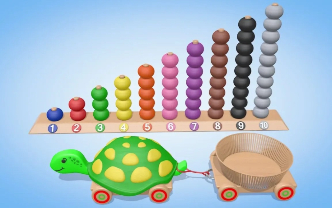 儿童益智早教动画,学习数字1-10