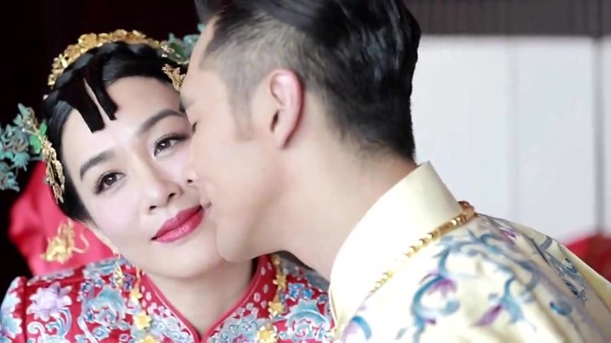 钟丽缇婚礼现场向张伦硕甜蜜喊话:下辈子能不能早点娶我!