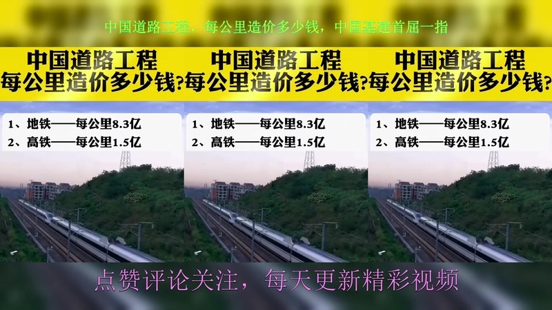中国道路工程,每公里造价多少钱,中国基建首屈一指