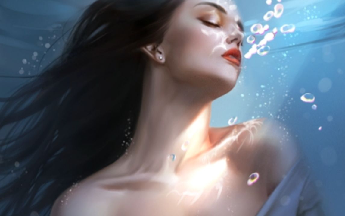 【绘画教程】水中的光魔法!各种水的画法!收藏夹必存!