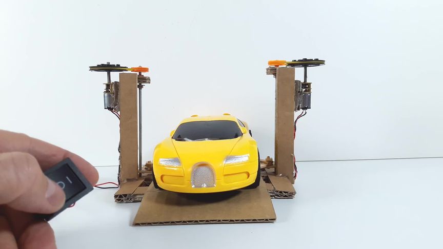 汽车升降机模型制作