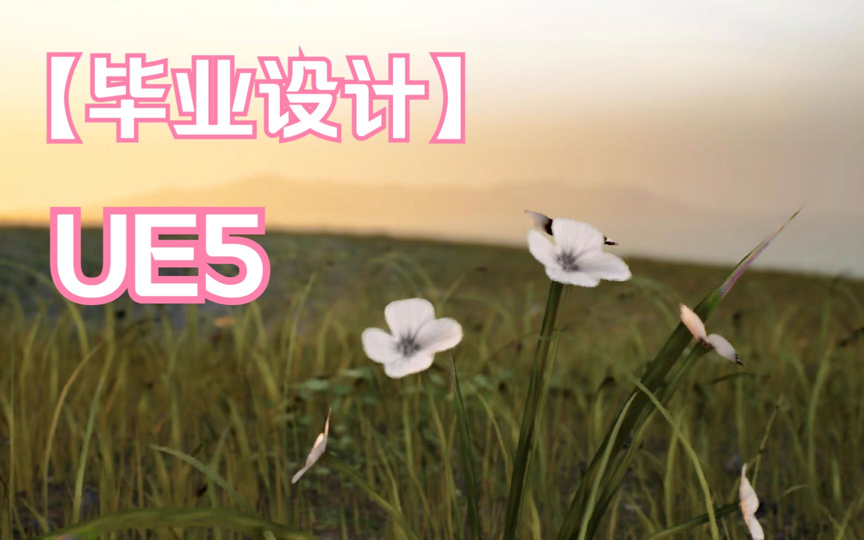 UE5制作游戏场景 1080P 60帧 毕业设计