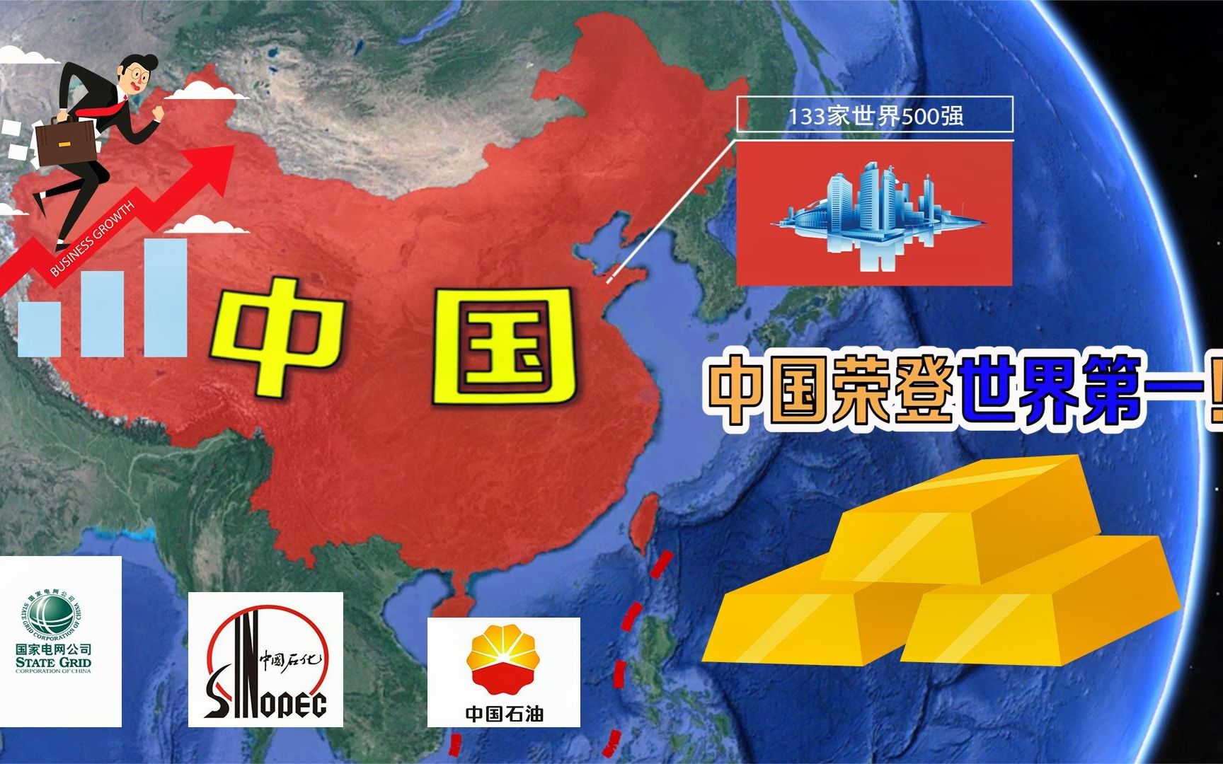 世界500强企业最多的10个国家,美国仅居第二,中国排名世界第一
