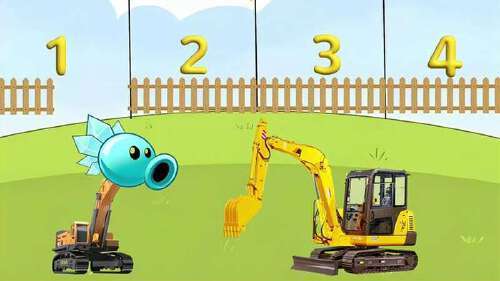 工程车收工啦!挖掘机搅拌车结伴回家,益智动画让孩子爱上机械世界!