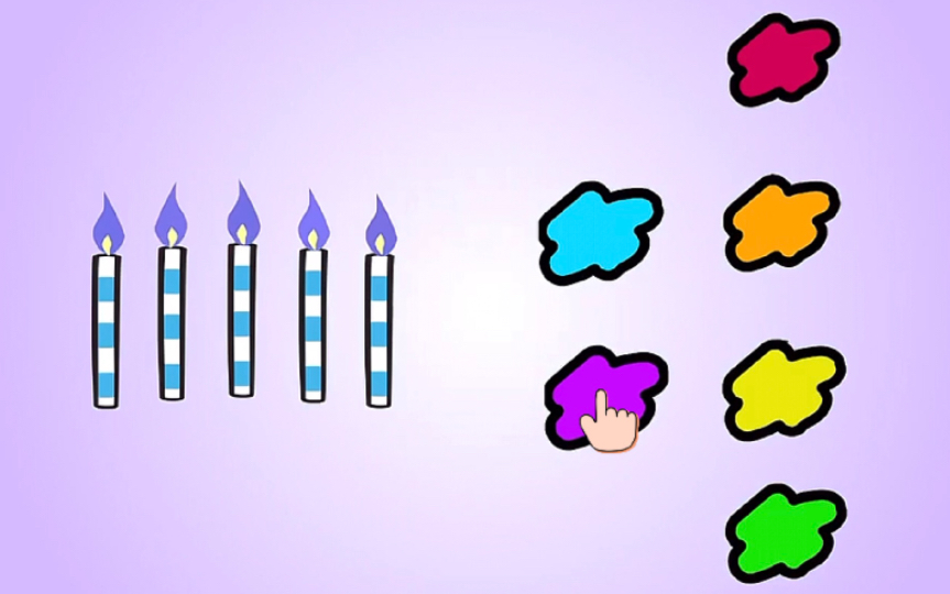 少儿编程Scratch制作彩虹蜡烛,代码少效果炫酷,你也会做