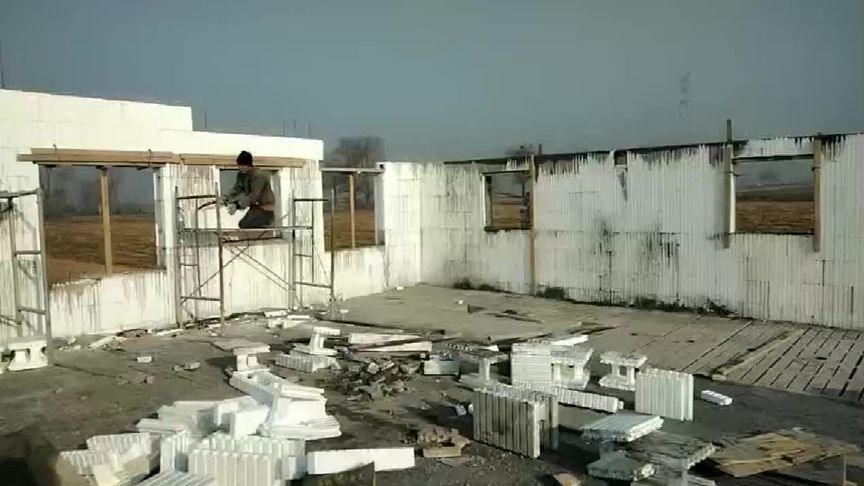 模块建房就是好,省时省力!效率快。