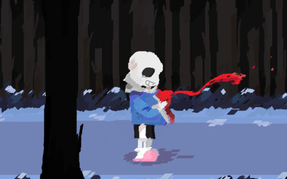 【绘画过程/W7画图/UT】摸个SANS