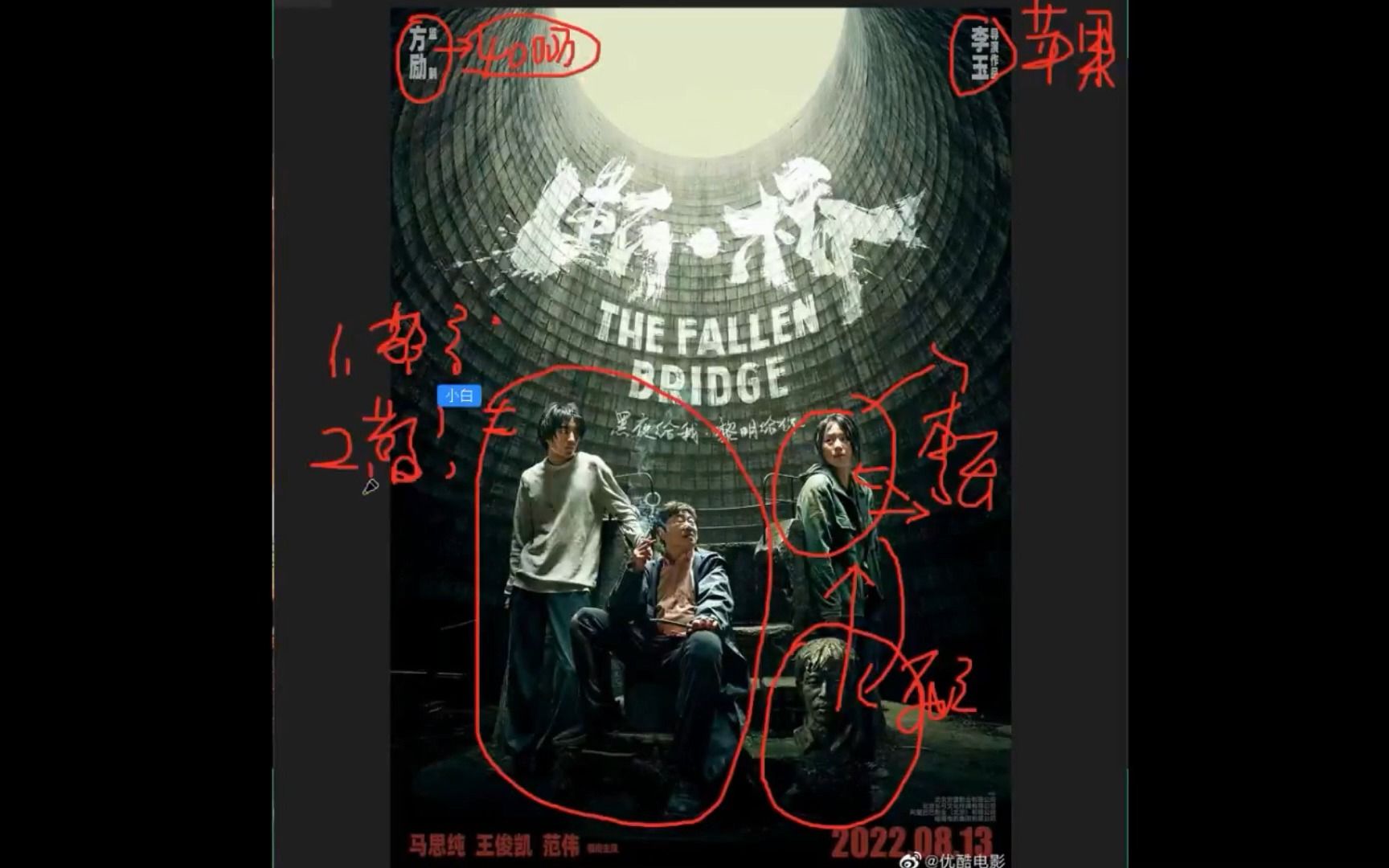 南京传媒学院校考专业图片作品分析精讲之电影海报《断桥》