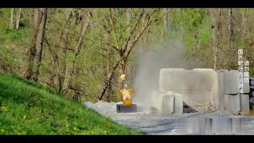 26克导爆索瞬间撕碎假人!慢镜头回放震撼全场,威力超乎想象!