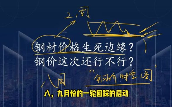 钢材价格生死边缘?钢价这次还行不行?