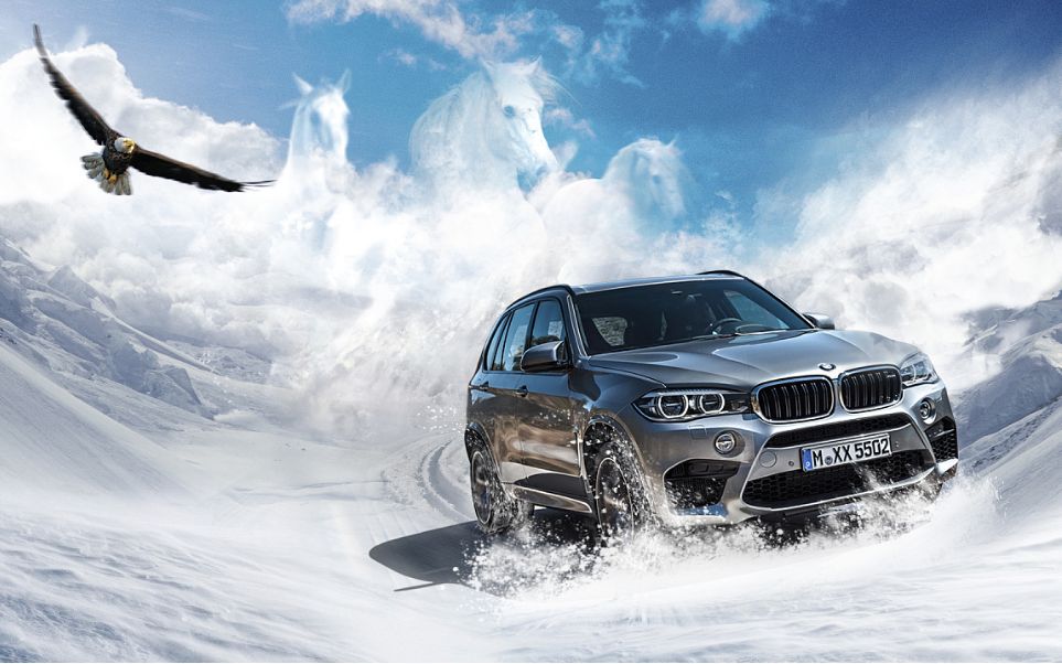 【必看教程】利用ps人让设计小白轻松做出宝马汽车海报合成