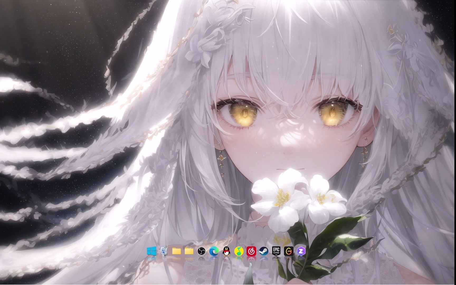 来欣赏一下win11简单美化后的桌面顺便听听歌