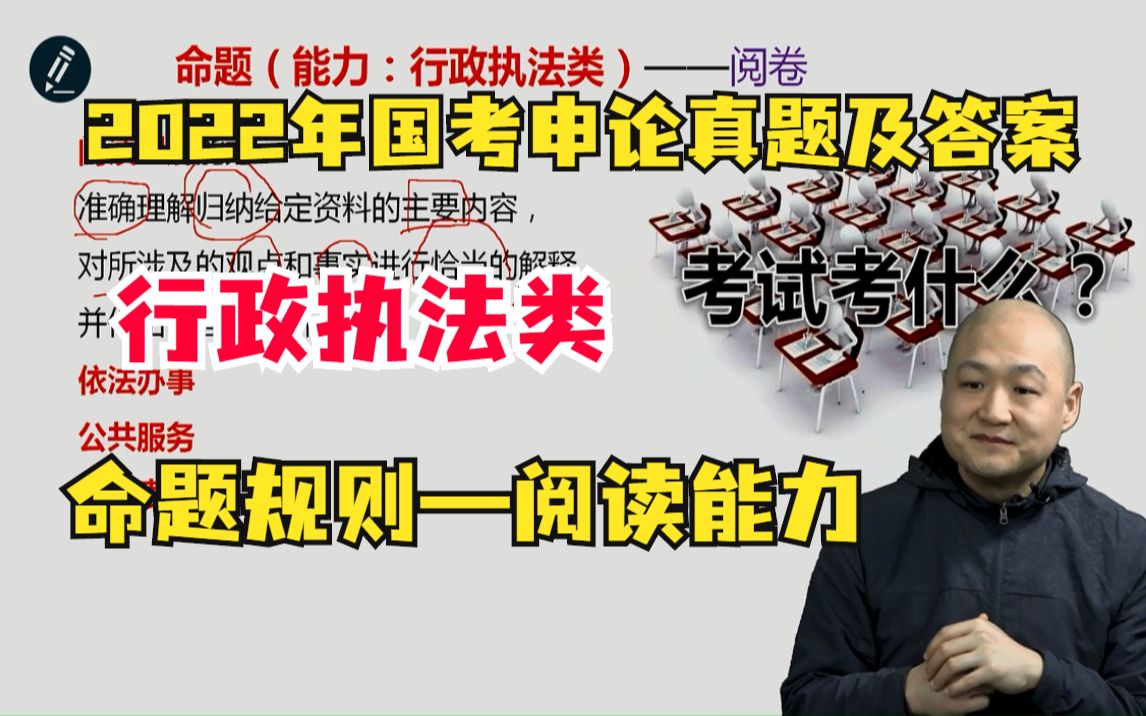 【2022年国考申论】2022年国家公务员考试申论(行政执法类)—命题...