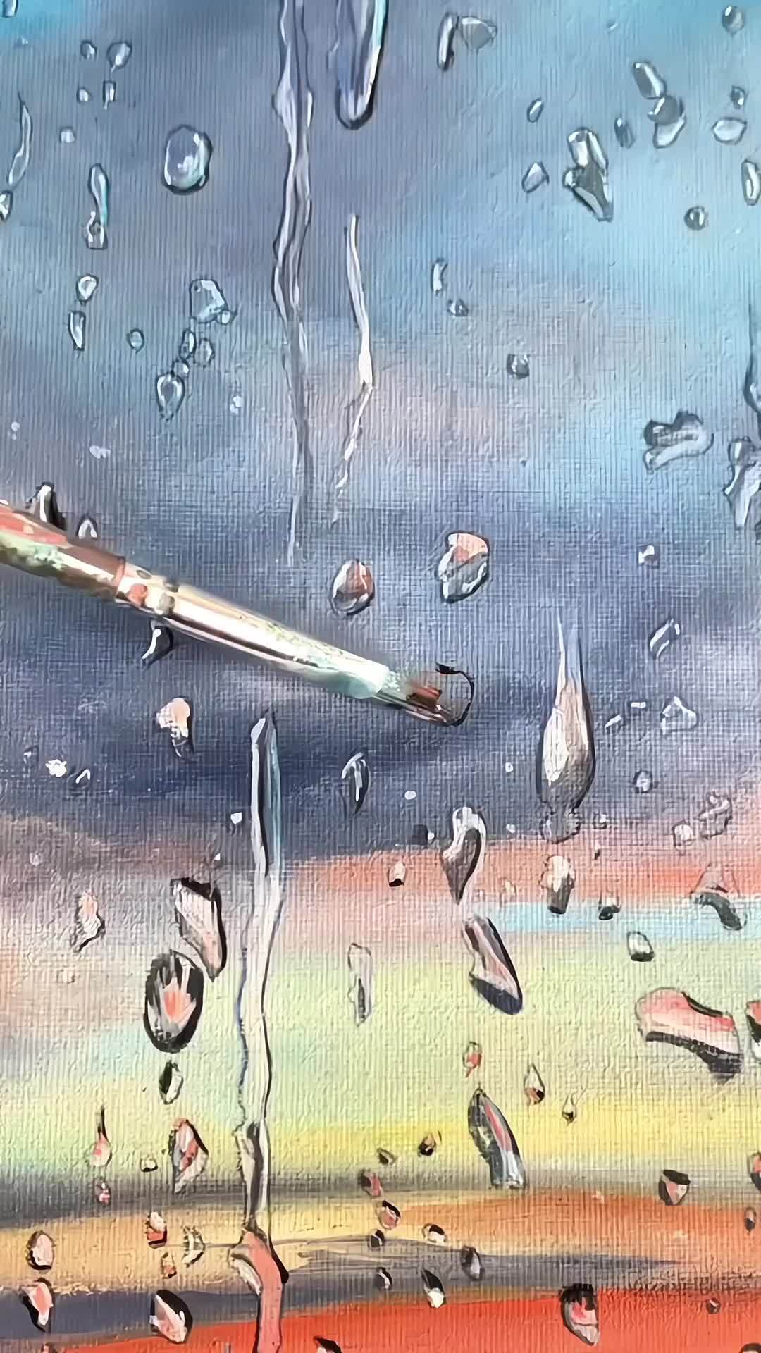 "原来水珠是可以被画出来的"