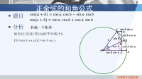 正余弦的和角公式