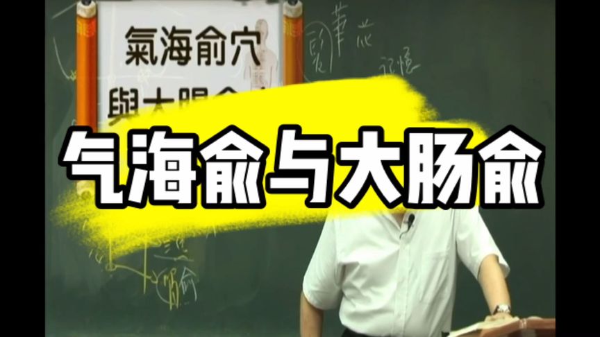 倪海厦字幕版:气海俞与大肠俞,如何导引气血去目的地