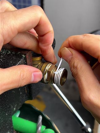 专业缠绕生料带教程 还不会缠绕生料带,那就看这个,看完就简单明了#...