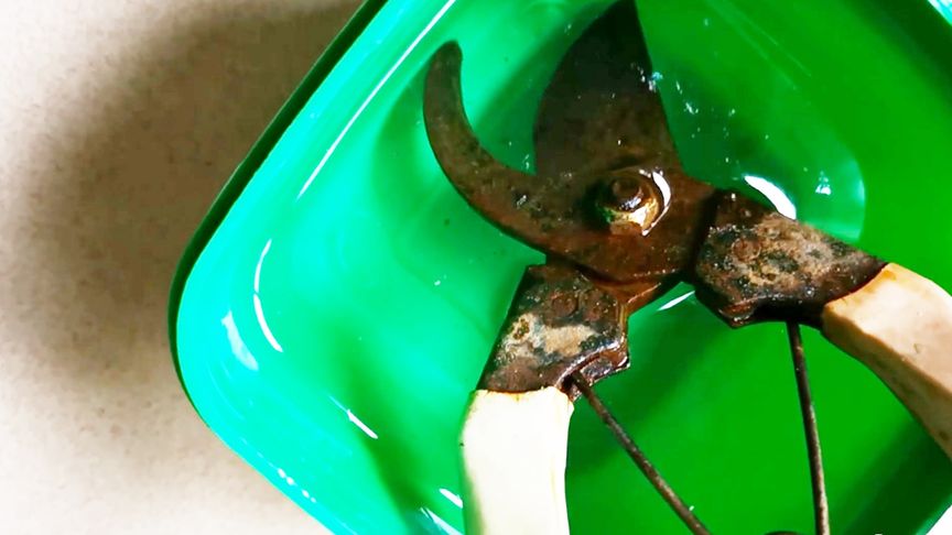 白醋加小苏打真的能除锈吗?效果怎么样?试给你们看