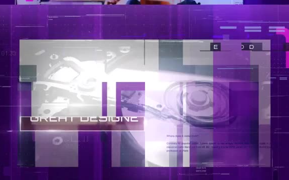 16034-数字科技幻灯片AE模板
